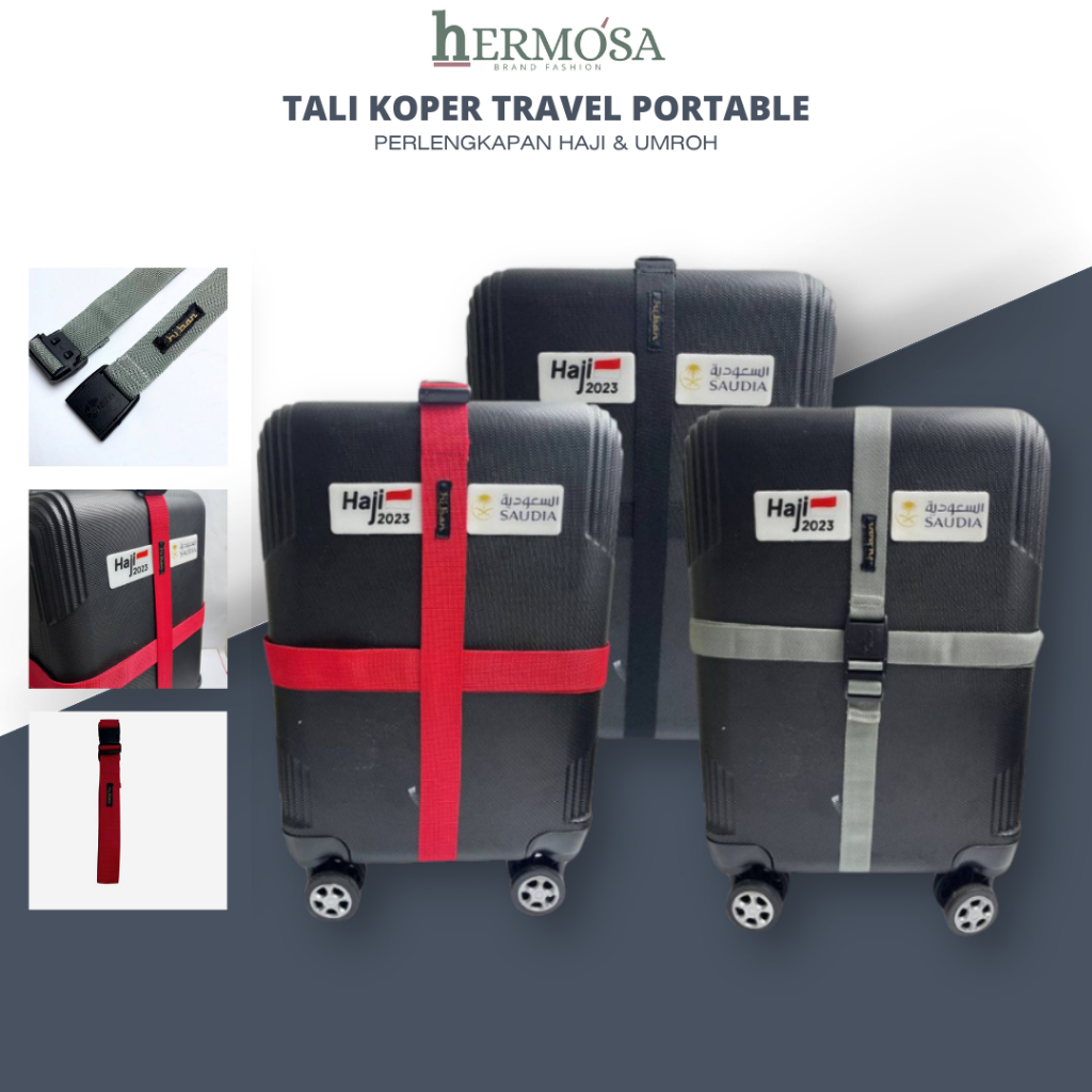 Jual HERMOSA Strap Koper / Tali Sabuk Koper Travel Premium Multifungsi ...