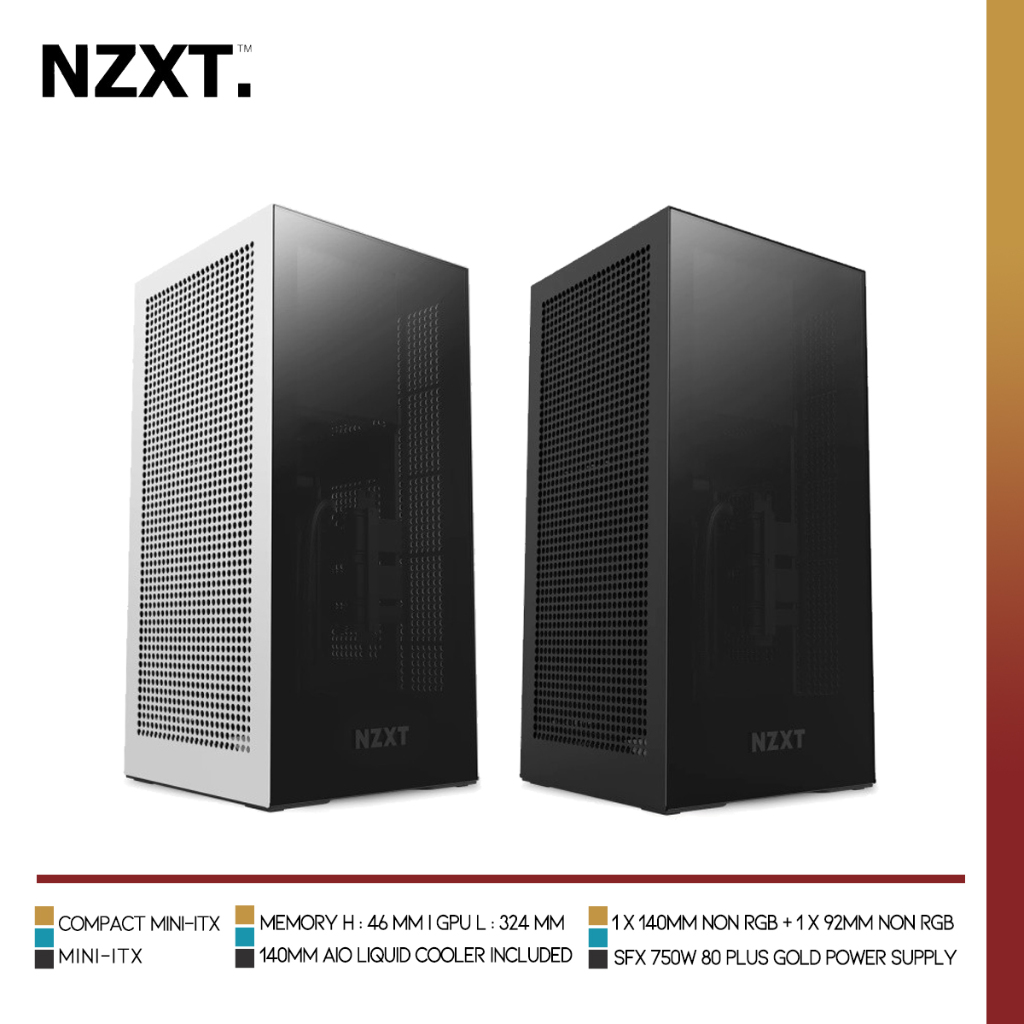 Jual NZXT H1 V2 | Mini ITX Case with PSU, AIO, and Riser Card | Shopee ...