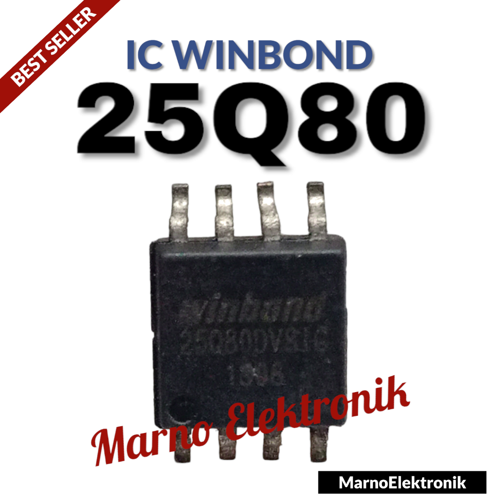 Jual IC WINBOND 25Q80 IC EPROM FLASH SPI 25Q80DVSIG IC MEMORY 25Q80 | Shopee Indonesia