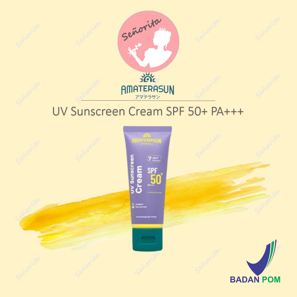 Jual AMATERASUN Transparent Sunscreen Spf40 / UV Sunscreen Serum Spf50 / UV Sunscreen Cream ...