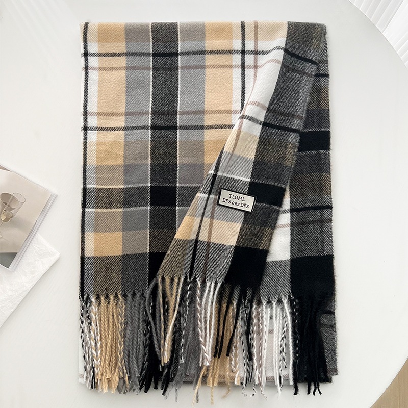 Jual Syal Winter Musim Dingin Korea Scarf Wool Cashmere Immitation ...