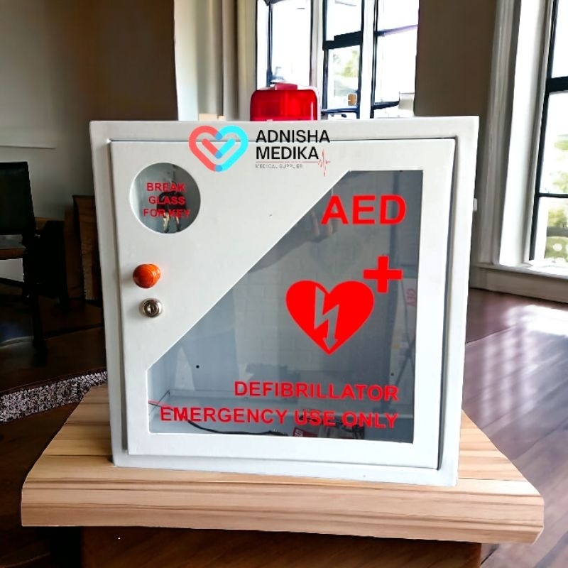 Jual AED WALL CABINET / AED CABINET / AED BOX / BOX DINDING AED ALARM ...