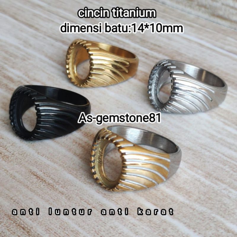 Jual Cincin emban ring[titanium]N10 zebra | Shopee Indonesia