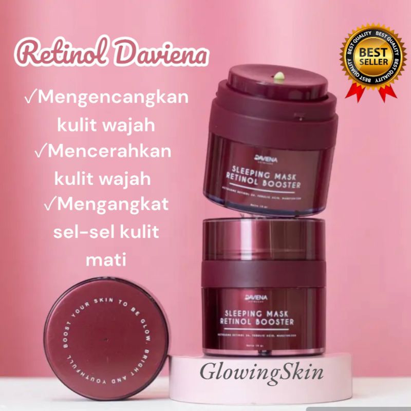 Jual DAVIENA SKINCARE - SLEEPING MASK RETINOL BOOSTER DAVIENA | Shopee ...