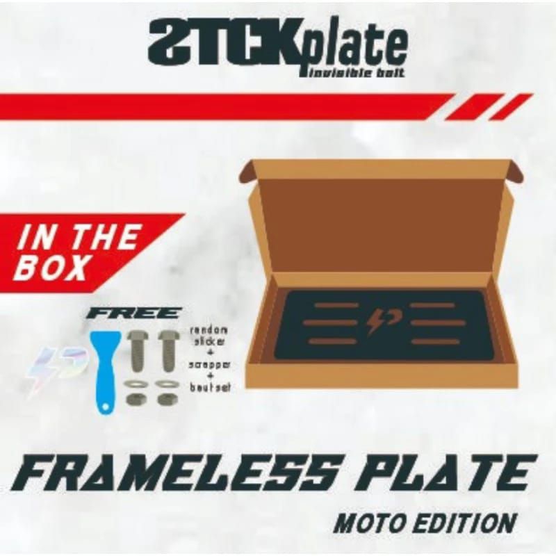Jual PLATE NOMOR MOTOR STCK PLATE | Shopee Indonesia