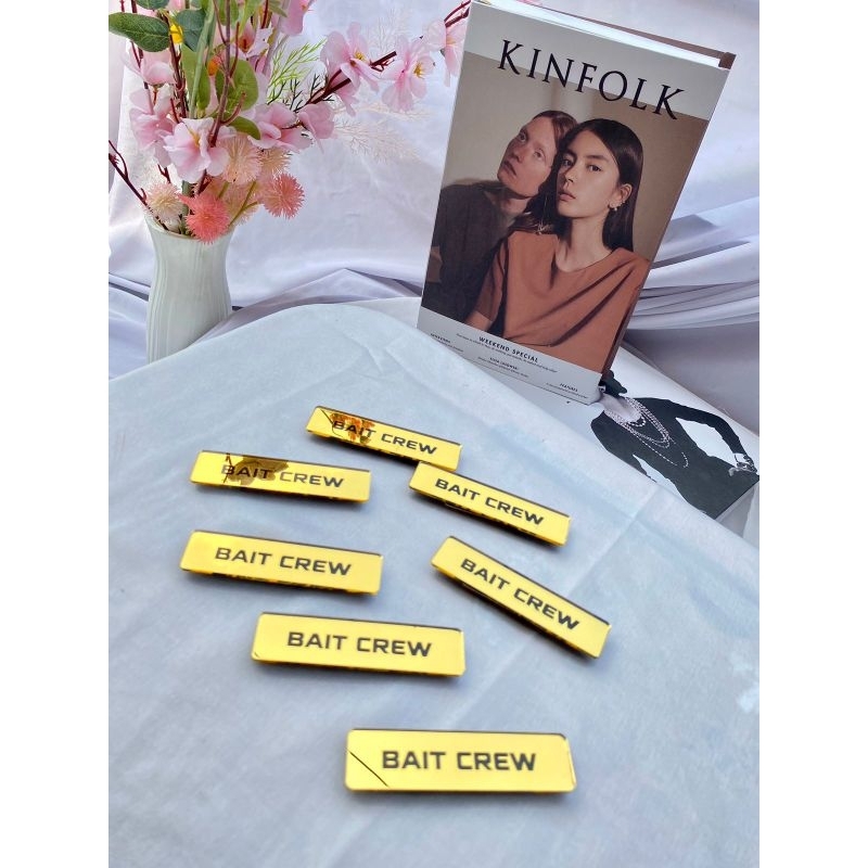 Jual Nametag papan nama dada ukuran 8x2,5cm | Shopee Indonesia