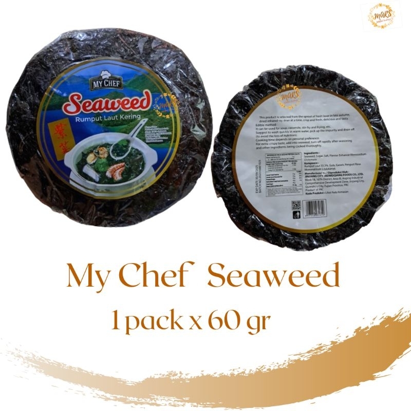 Jual My Chef Seaweed ( Rumput Laut Kering ) 60 gr | Shopee Indonesia