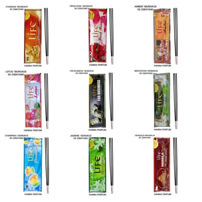 Jual Dupa Hio Life 1Bungkus isi 35 batang Stick - Buhur Bukhur ...