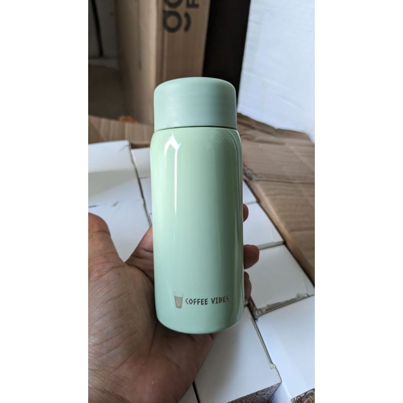 Jual Termos mini 150 ml coffee vibes air panas & air dingin, bisa ...