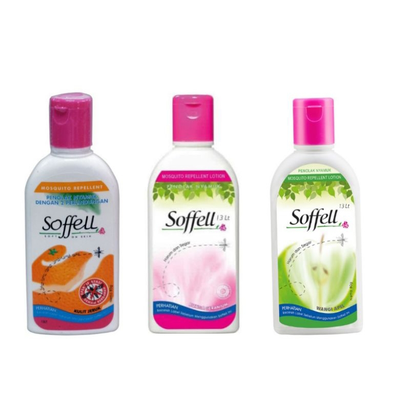 Jual Soffell Botol Geranium 60 gr Soffell apel 60gr | Shopee Indonesia