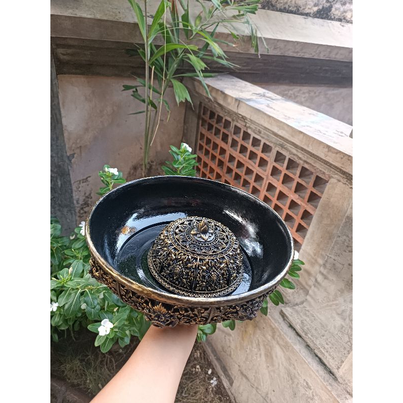 Jual bokor melamin terbaru 30cm bokor kundangan bokor bali | Shopee ...