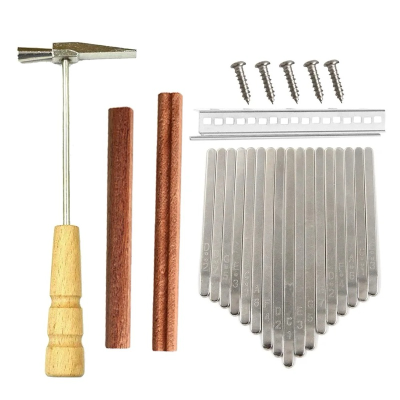 Jual High Quality Kalimba Tines Kalimba Parts Hammer Kalimba Full Set ...