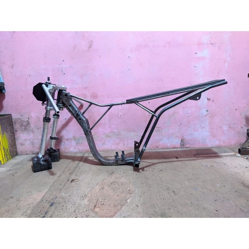 Jual frame kerangka sasis batangan rangka drag Mio 200cc 201m rangka ...