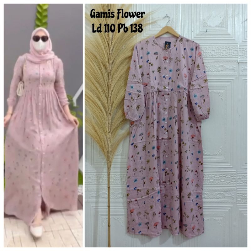 Jual MIDI DRESS BUNGA // BEST SELLER // MIDI VIRAL // DRESS KOREA ...