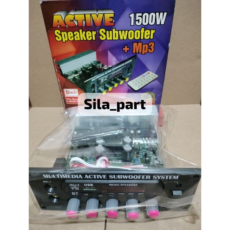 Jual Kit Amplifier Speaker aktif subwoofer + MP3 Bluetooth stereo ...