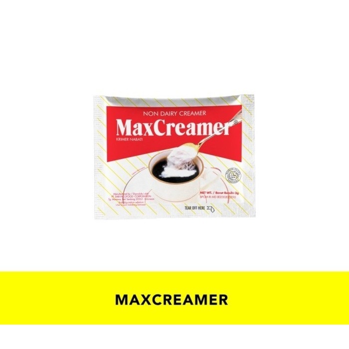 Jual Max Creamer MaxCreamer (Non Dairy Creamer) Krimer Sachet Saset 10 ...