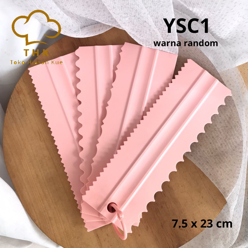 Jual YSC1 - Scrapper Kue Besar Plastik (Warna Random) | Shopee Indonesia