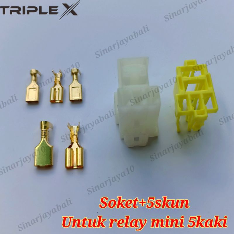 Jual soket mini relay socket rilay kaki khusus kecil mikro 4kaki 5kaki ...