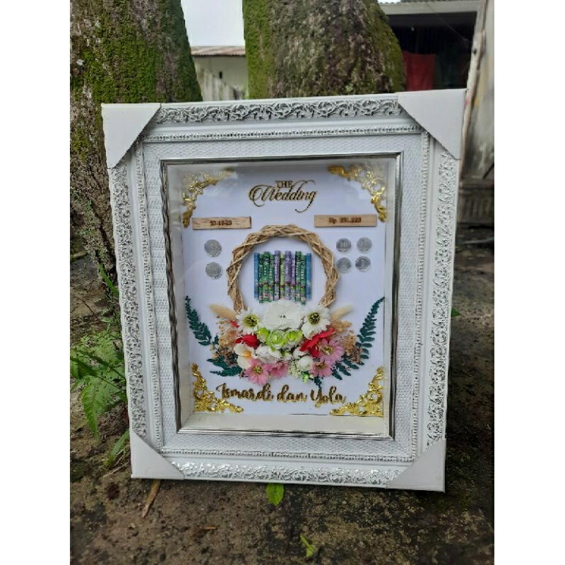 Jual Frame Mahar 3D custom /Bingkai mahar custom / Frame Mahar Rustic ...