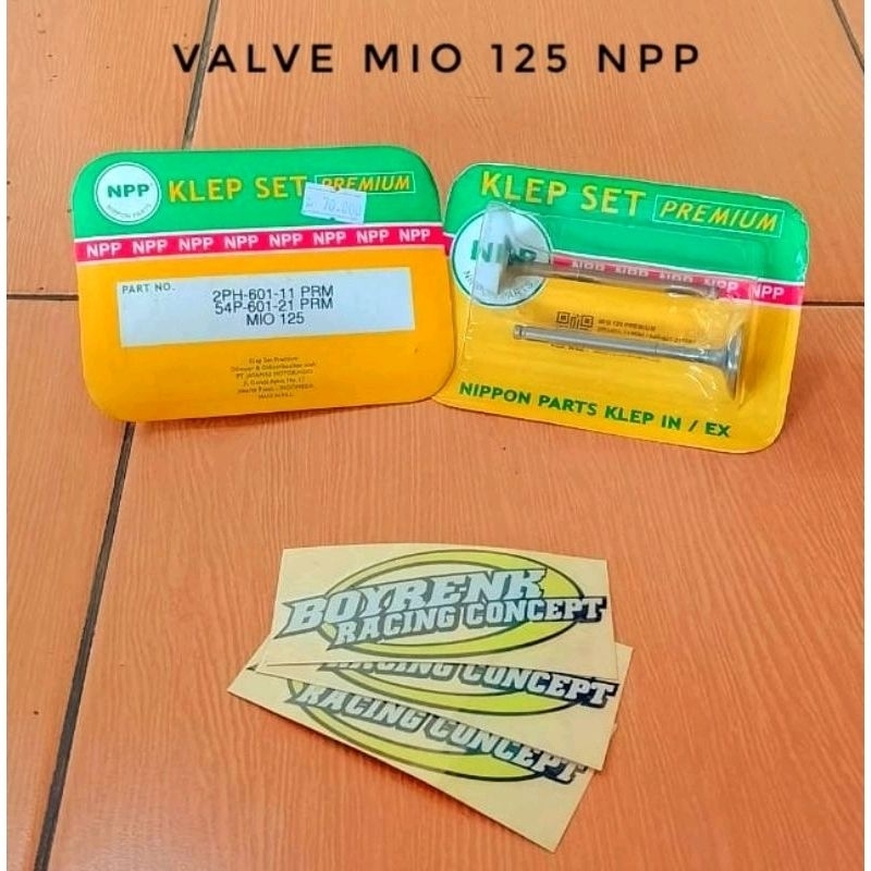 Jual VALVE SET / PAYUNG KLEP MIO 125 MIO M3 -NPP-BOYRENK RACING CONCEPT | Shopee Indonesia