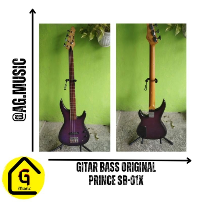 Jual GITAR BASS LISTRIK / ELEKTRIK ORIGINAL PRINCE SB-01X VINTAGE 4 ...