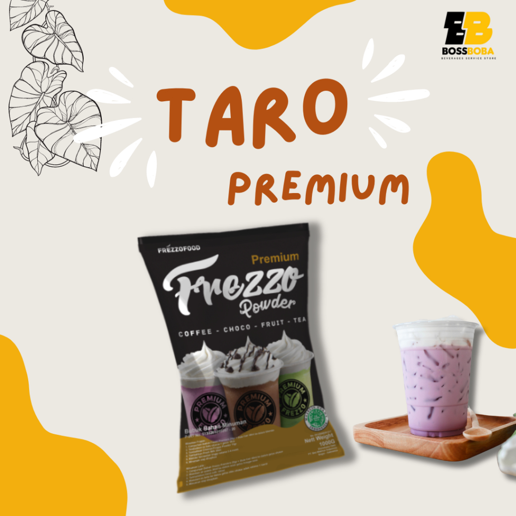 Jual Bubuk Minuman Rasa Taro Premium Frezzo Powder Drink 1kg/Minuman ...