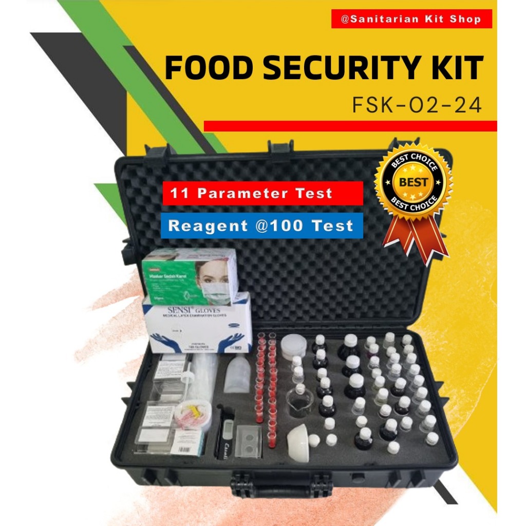 Jual Food Security Kit, Food Test Kit, Kesling Food Kit, Food Kit (100 ...