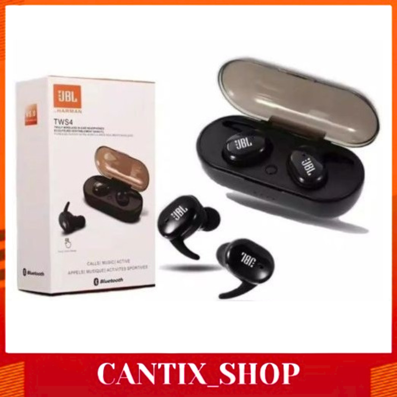 Jual Headset Bluetooth V5.0 JBL TWS - 4 Wireless Earbuds Stereo And ...
