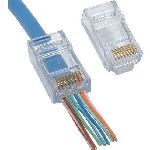 Jual Konektor Rj45 Lan Cat 6 NYK/EYOTA /DATAFAST ORI 50pcs Connector ...