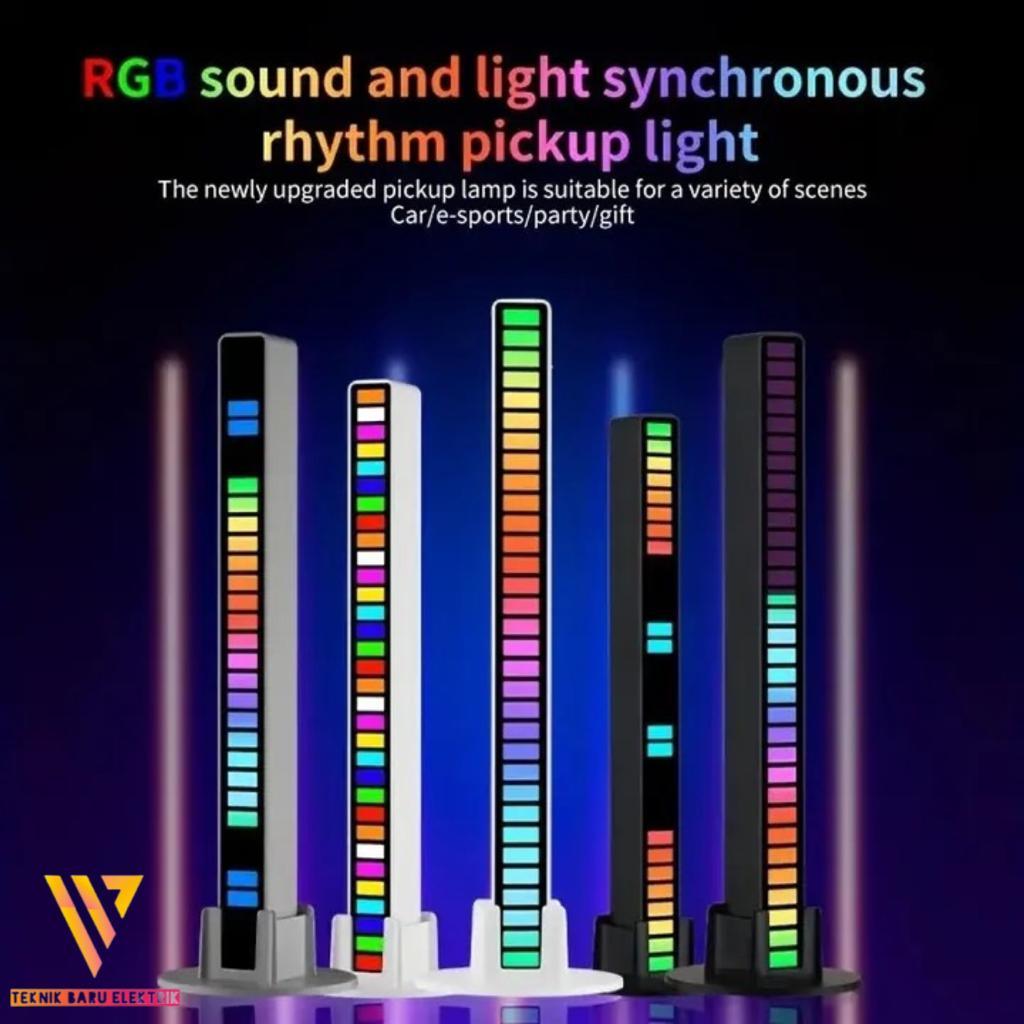 Jual Lampu Meja Spectrum Bar Audio Rhythm Sensor Suara Music RGB LED ...