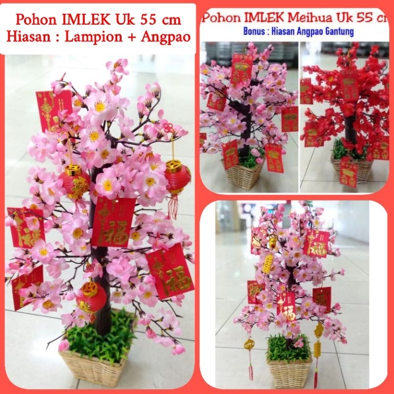Jual Pohon imlek meihua angpao sakura | Shopee Indonesia