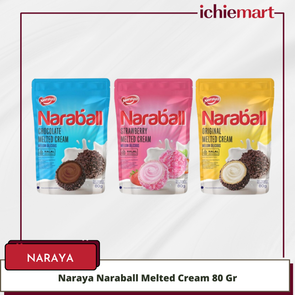 Jual Naraya Naraball Original Chocolate Strawberry Melted Cream 80 Gr ...