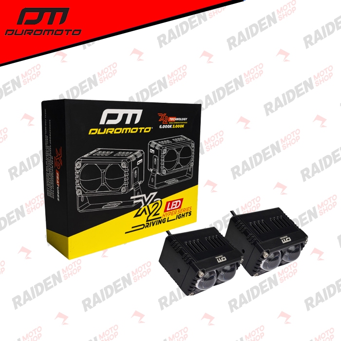 Jual Duromoto X2 Lampu Foglamp LED Lensa Motor Laser Kabut Nmax Xmax ...