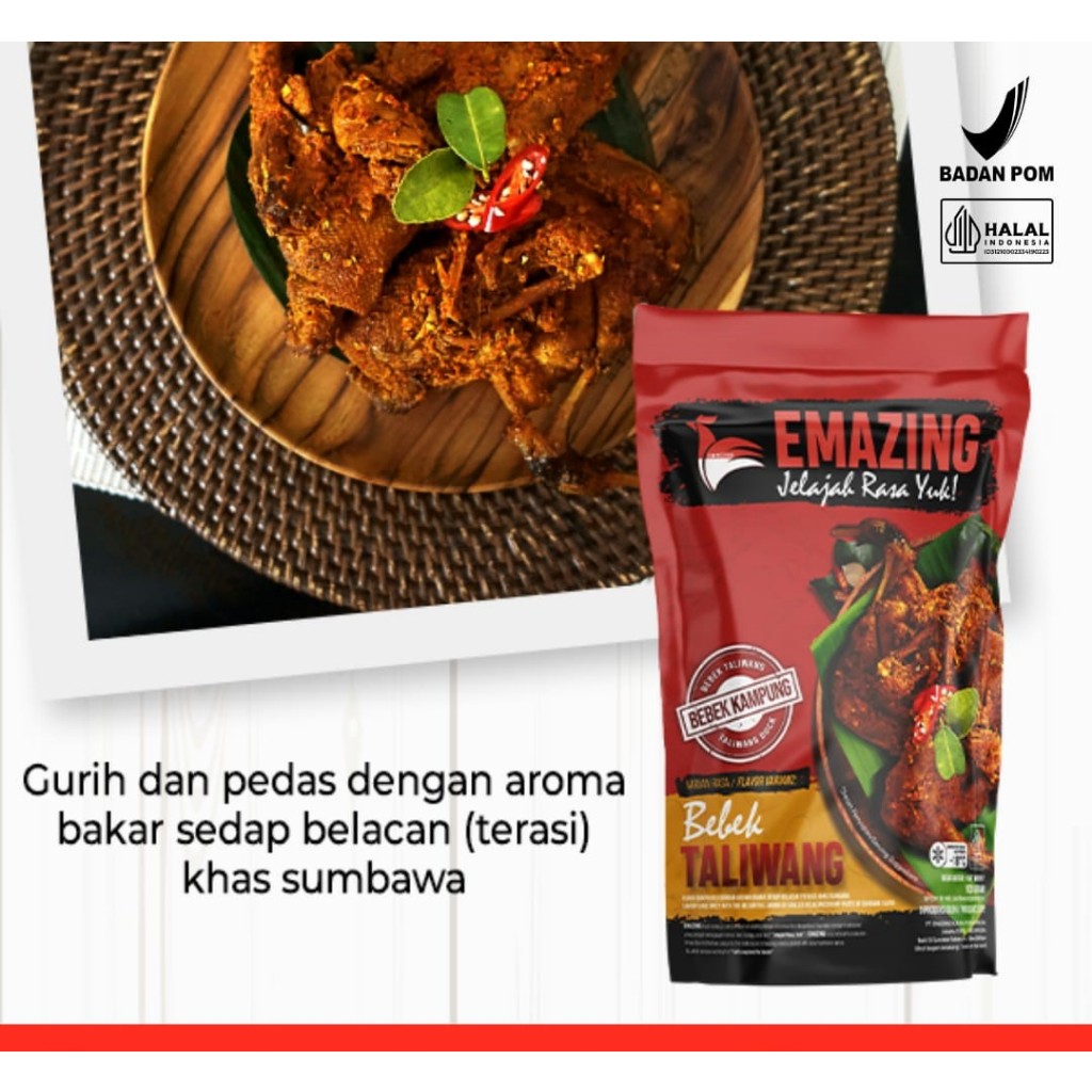 Jual FROZEN FOOD BEBEK TALIWANG EMAZING | Shopee Indonesia