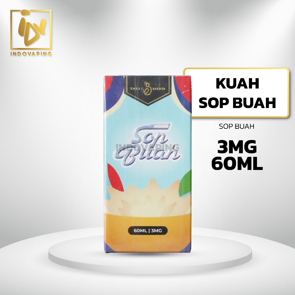 Jual Liquid Vapor Vape - Kuah Sop Buah 60ml By EmkayBrewer | Shopee Indonesia