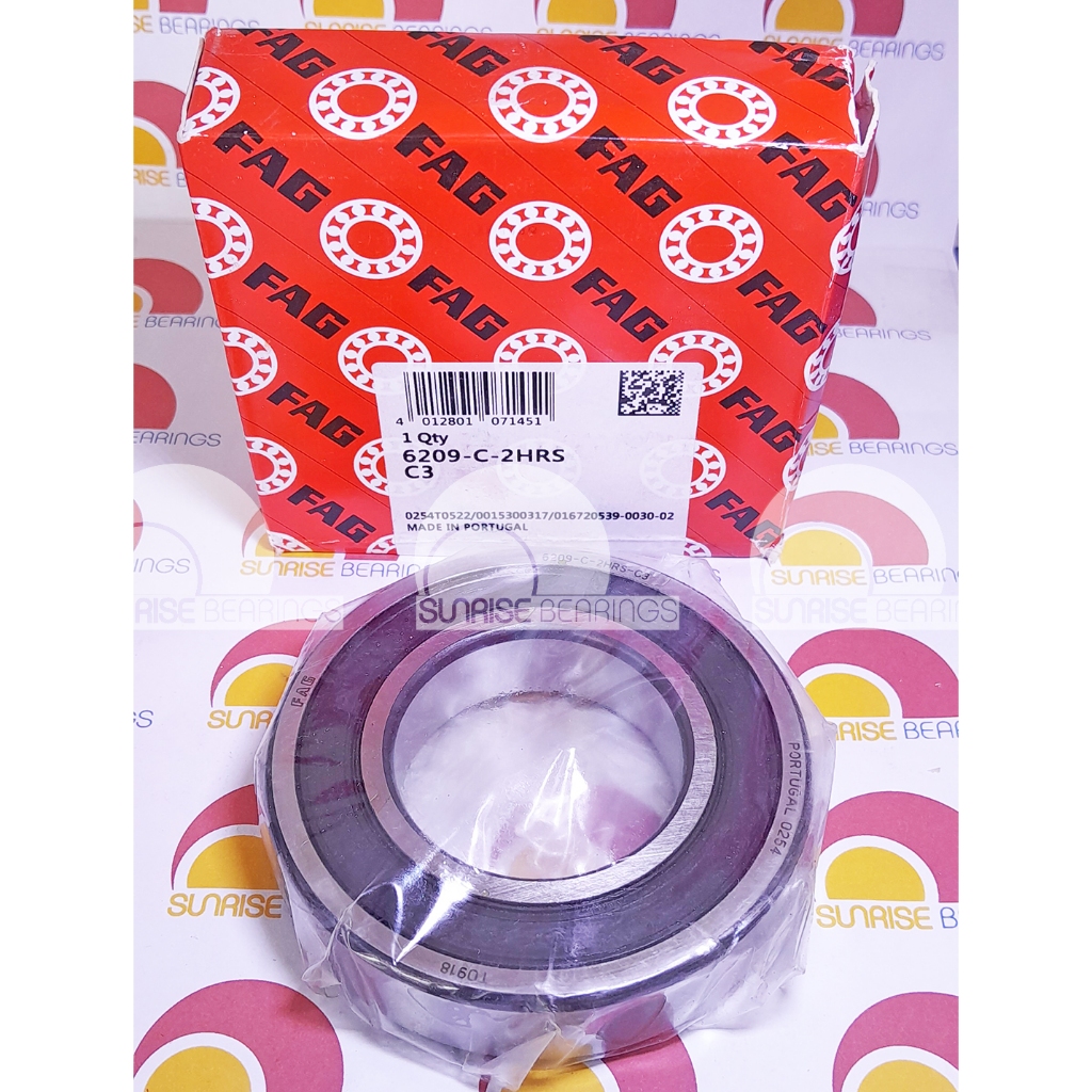 Jual 6209 C 2HRS C3 Deep Groove Ball Bearing | Shopee Indonesia
