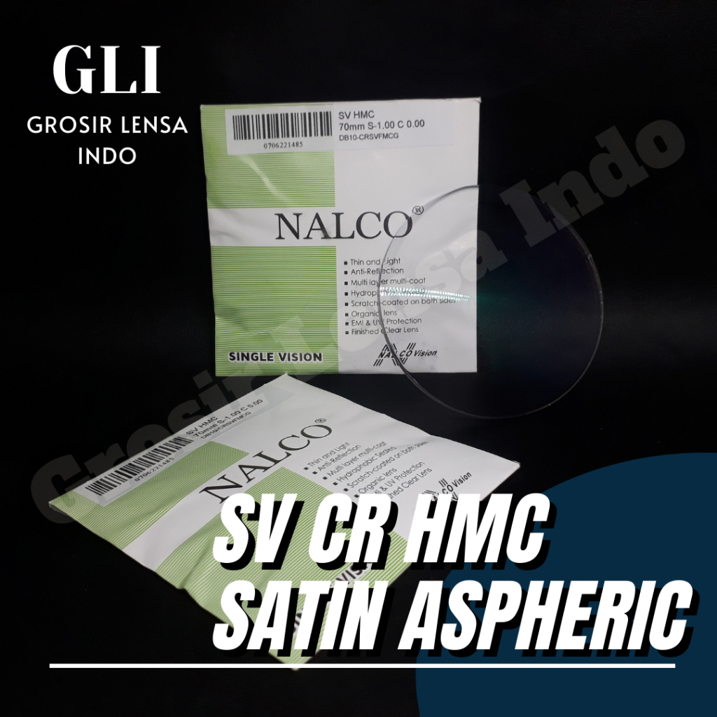 Jual Lensa kacamata Cr Hmc single vision NALCO by DOMAS | Shopee Indonesia