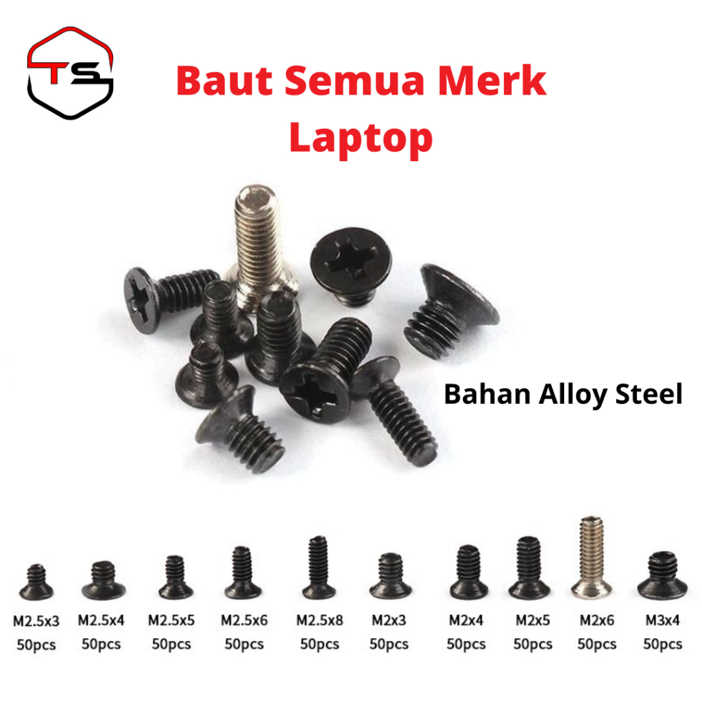 Jual Baut Sekrup Screw Laptop Notebook Netbook Semua Merk | Shopee ...