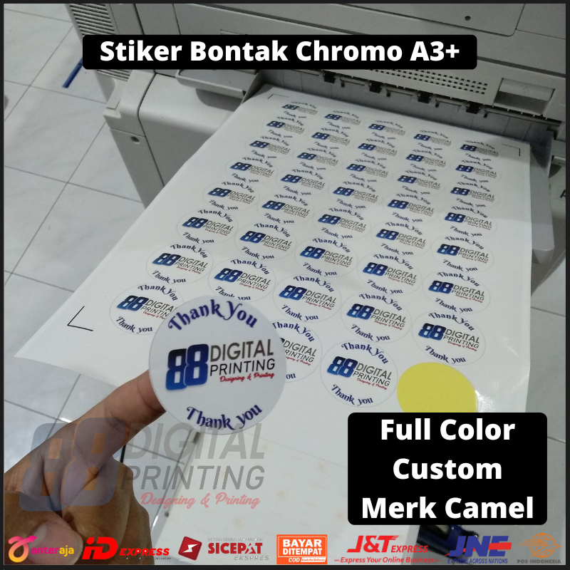 Jual Promo Cetak Sticker Bontak Chromo A3+ / Print Sticker Label Full ...