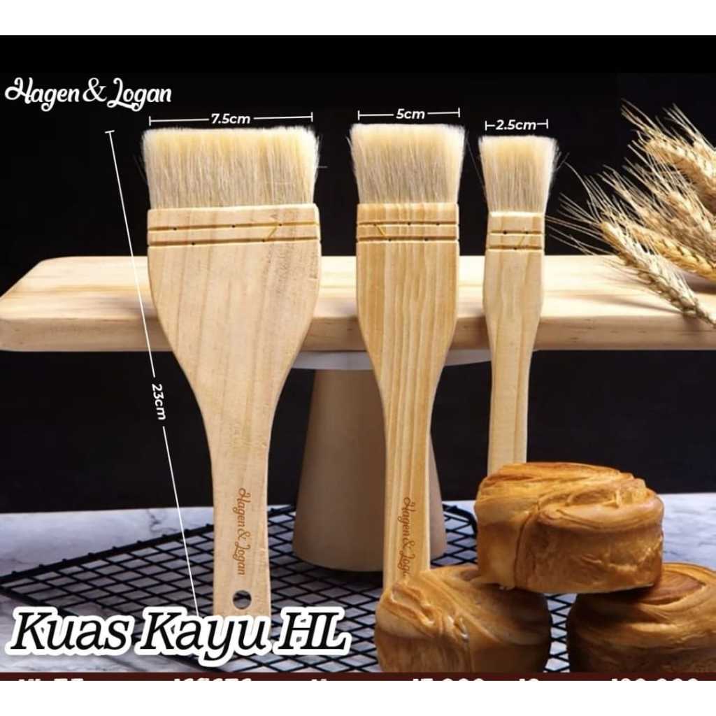 Jual kuas HL kein levin tinggi 23 cm lebar 2,5 cm atau 5 atau 7,5 cm ...