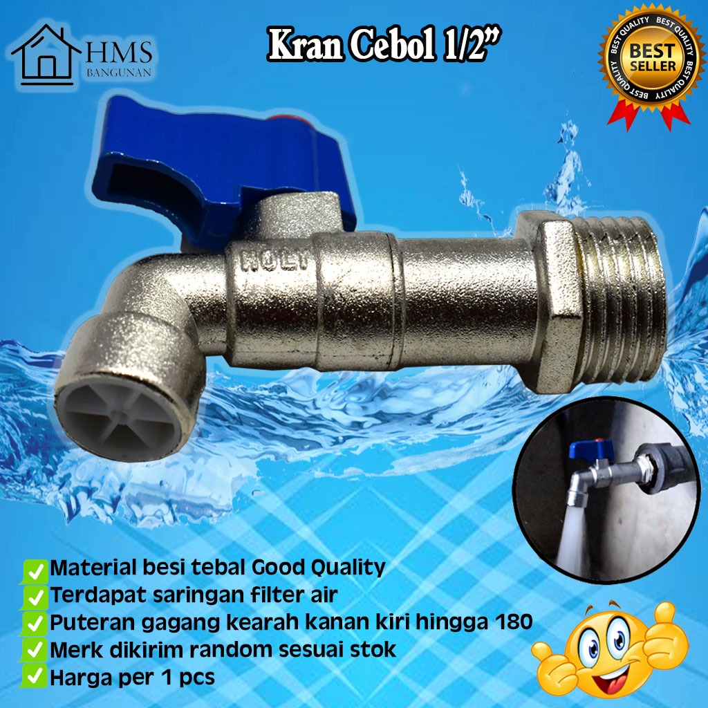 Jual Kran Besi Taman/ Kran Cebol/ Kran Taman/ Kran hpp 1/2 inch/ Kran ...