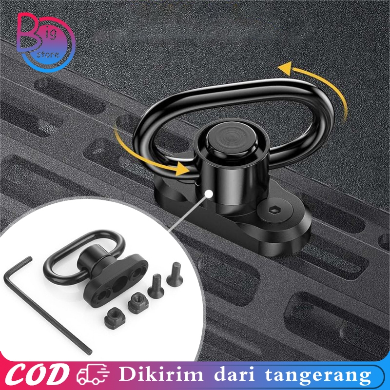 Jual Quick Detach Sling Swivel QD Sling Swivel Mount Tactical QD Quick ...