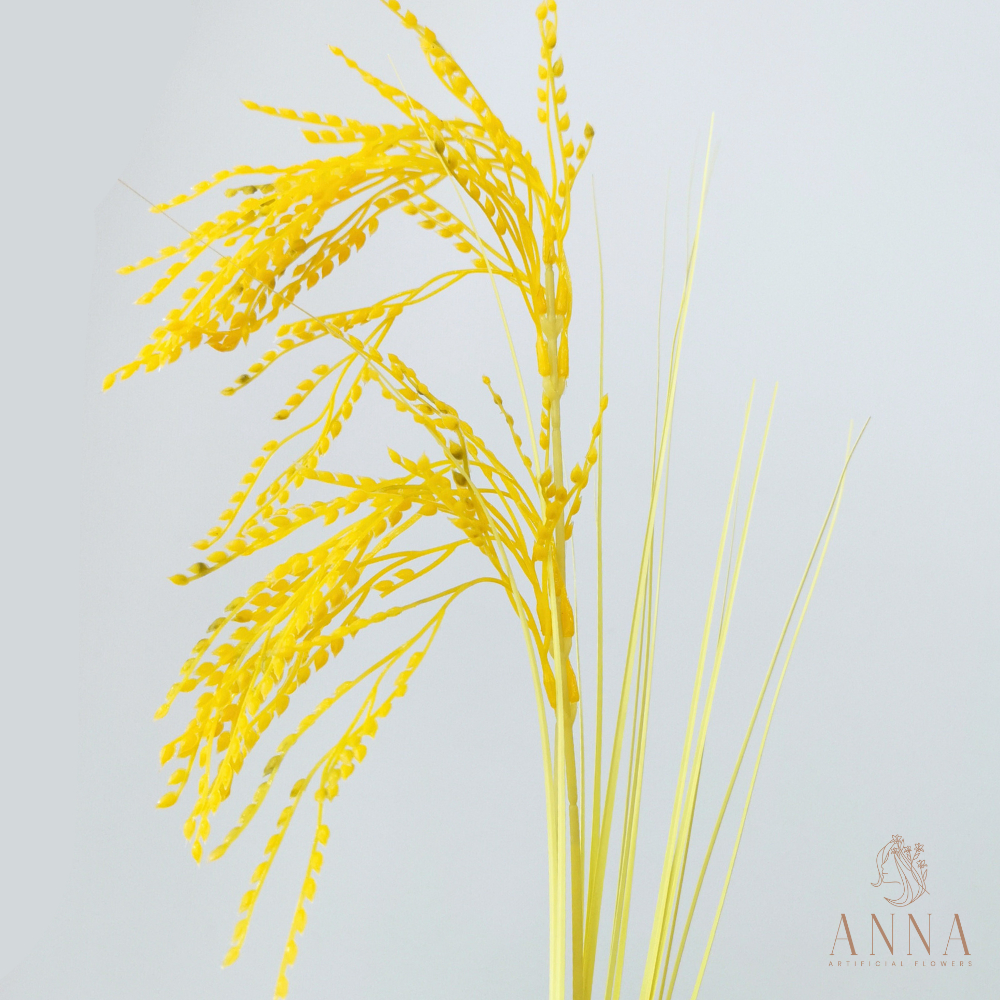 Jual Bunga Padi Kuning 1 Tangkai Artificial Tanaman Palsu Padi Hias ...