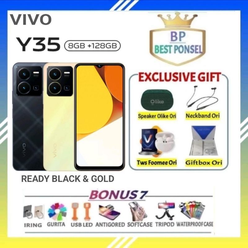 Jual VIVO Y35 RAM 8GB + 8GB EXTENDED 128GB | Y36 4G 8/256GB NFC | Y36 5G 8/256GB NFC GARANSI ...