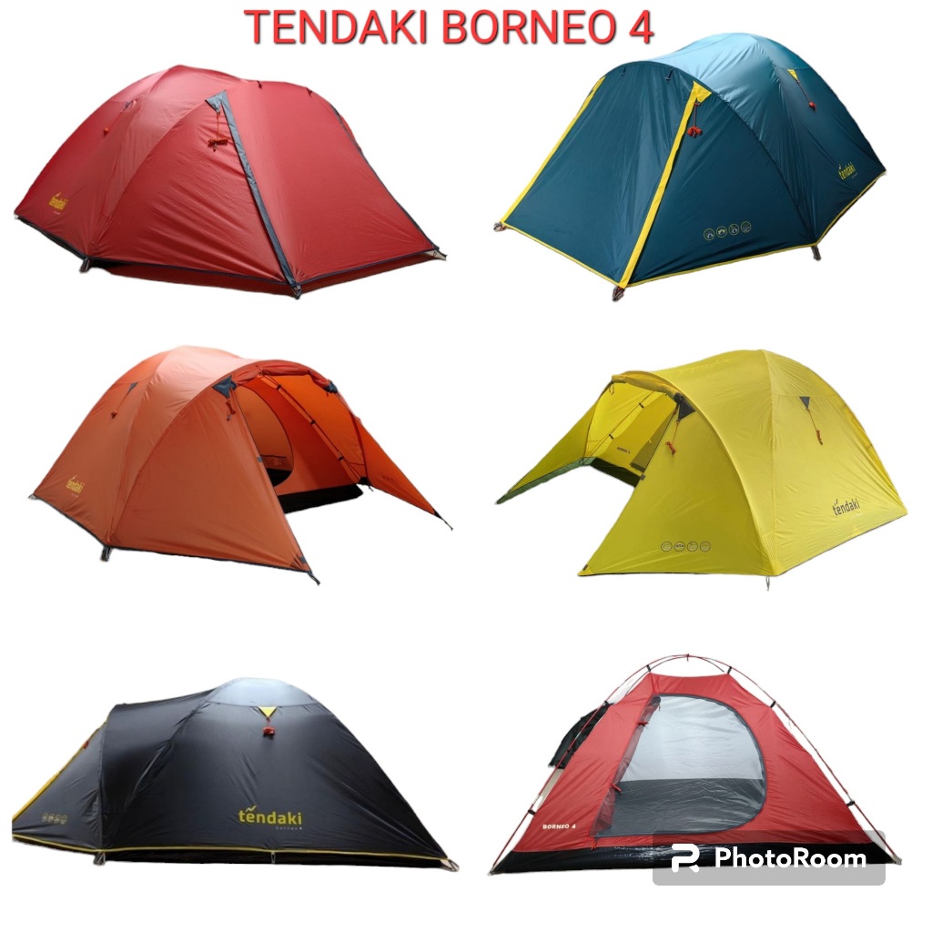 Jual Tenda Camping Gunung Hiking Camping Tendaki Borneo 4 Original ...