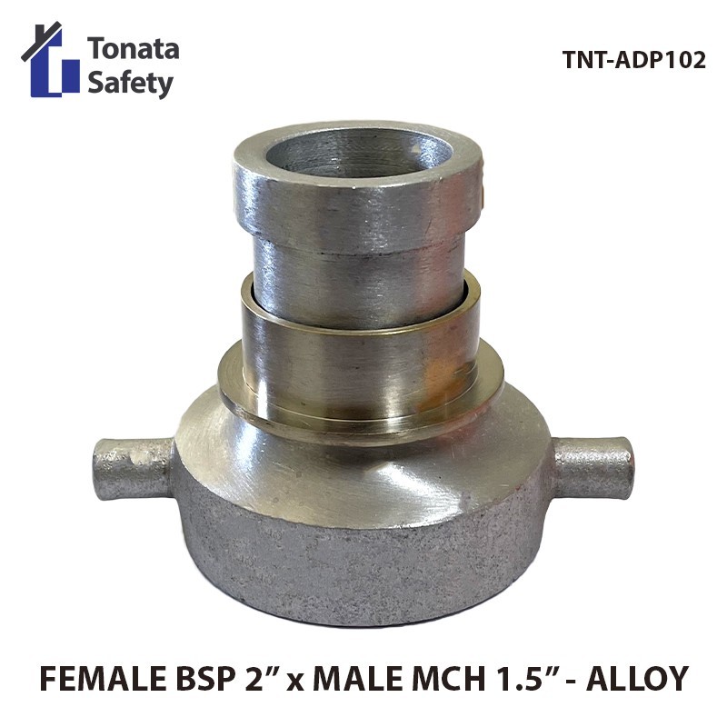 Jual Tonata Adaptor Reducer Female BSP x Male Machino Aluminium 2 Inch ...