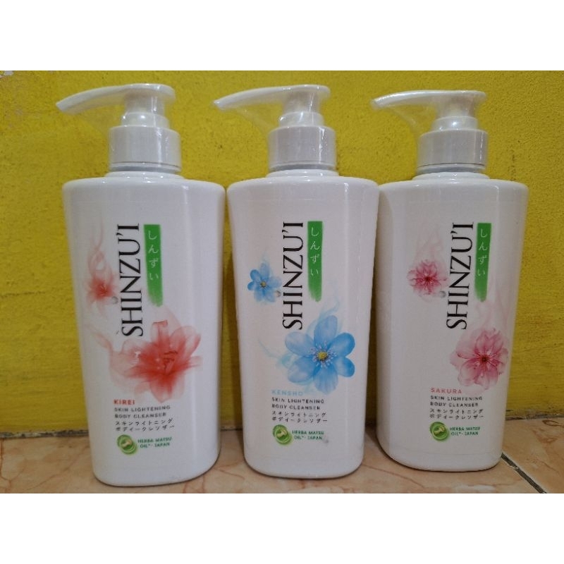 Jual Shinzui Body Wash 480ml Shinzu'i Sabun Cair Kemasan Botol Pump ...