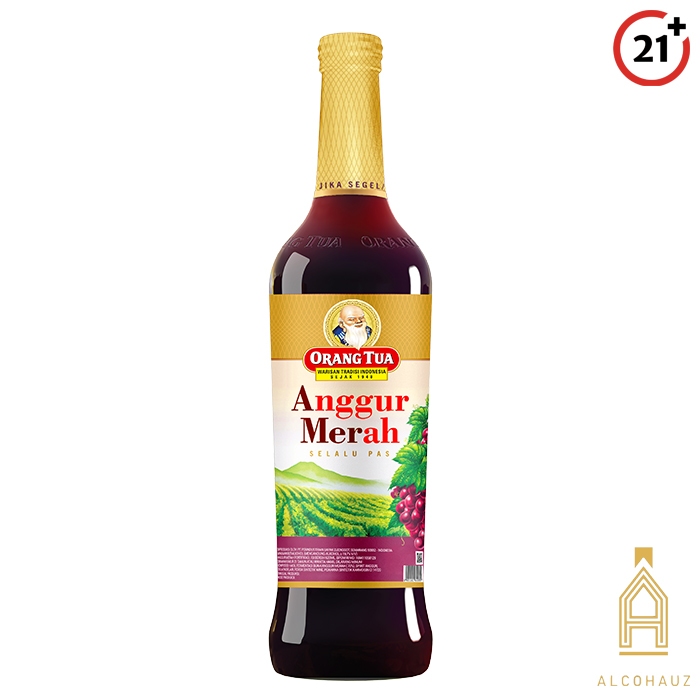 Jual ASLI ORIGINAL Anggur Merah Gold Botol 620ml Amer OT | Shopee Indonesia