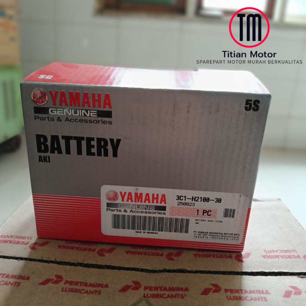 Jual AKI KERING YUASA YAMAHA YTZ5S ASLI 100% YAMAHA 3C1-H2100-30 ...