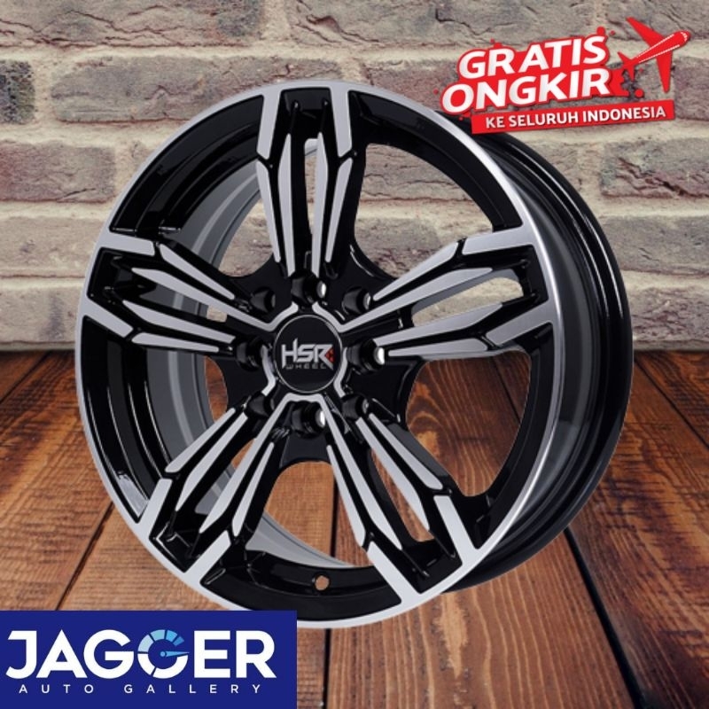 Jual Velg racing hsr ring 14 hsr merkin cocok sama ban oem brio calya ...
